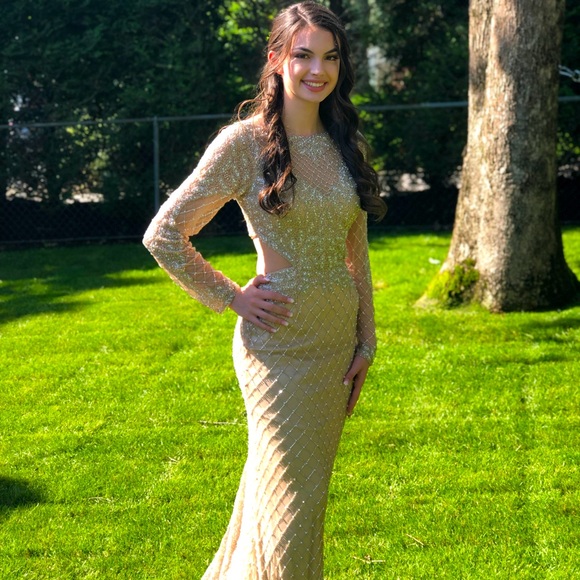 Primavera Couture | Dresses | Primavera Elegant Prom Evening Dress ...